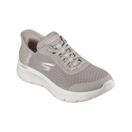 Wanderschuh Skechers "Slip-ins", Damen, Gr. 37,5, beige, Obermaterial: 100% Textilmaterial TEXMAT., Schuhe Wanderschuh