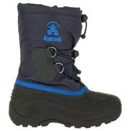 Outdoorwinterstiefel Kamik "SOUTHPOLE 4", Kinder, Gr. 28/29, blau (navy, blau), Synthetik, Schuhe Outdoorwinterstiefel, Winterboots, Winterstiefel, Snowboots, Winterschuhe, wasserdicht