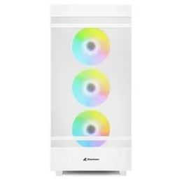Sharkoon PC-Geh&auml;use "Rebel C50 RGB ATX", wei&szlig;, B:56,5cm H:30,9cm T:54,5cm, Computergeh&auml;use