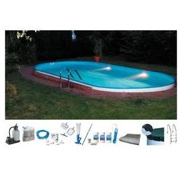 Ovalpool MY POOL BWT "PREMIUM mit blauer Innenfolie", wei&szlig;, B:360cm H:120cm L:737cm, Schwimmbecken, H&ouml;he 120 cm, in verschiedenen Gr&ouml;&szlig;en