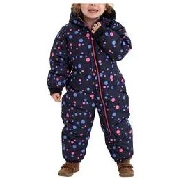 Schneeoverall Killtec "Karter Mini", M&auml;dchen, Gr. 86/92, Normalgr&ouml;&szlig;en, blau (navy), Obermaterial: 100% Polyester;Futter: 100% Polyester;F&uuml;llung: 100% Polyester, Overalls, Schneeanzug: wasserabweisend, winddicht, warm, leicht anzuziehen