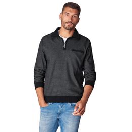 Sweatshirt Casamoda "Casamoda Sweattroyer uni", Herren, Gr. XXL, blau (graues dunkelblau), 100% Baumwolle, Sweatshirts Sweatshirt