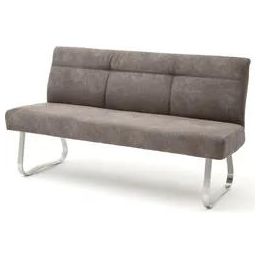 Polsterbank MCA furniture "Talena", beige (sand), B:180cm H:88cm T:66cm, Edelstahl, Sitzb&auml;nke, Polsterbank, mit einem Edelstahl Gestell, in zwei Farbvarianten und zwei Breite
