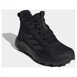 Wanderschuh Adidas TERREX "TERREX ANYLANDER MID RAIN.RDY", Damen, Gr. 42, schwarz (core schwarz, core schwarz, grau four), Textil, Schuhe Wanderschuh, wasserdicht