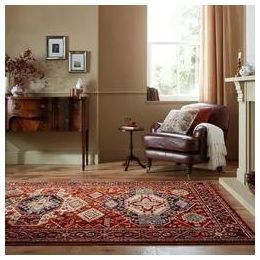 Teppich FLAIR RUGS "Gillingham", rot, B:160cm H:12mm L:230cm, Kunstfaser, Teppiche, Teppich, Vintage Stil