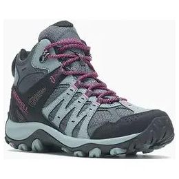 Wanderschuh Merrell "ACCENTOR 3 SPORT MID GORETEX", Damen, Gr. 38, grau (grau, mint), Synthetik, Textil, Schuhe Wanderschuh, wasserdicht