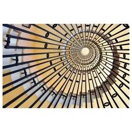 Fototapete papermoon "Wendeltreppe", bunt, B:3,5m L:2,6m, Vlies, Tapeten