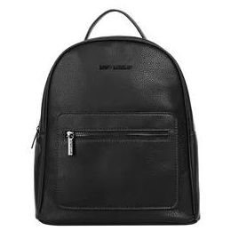 Cityrucksack Betty Barclay, Damen, Gr. B/H/T: 24cm x 28cm x 12cm, onesize, schwarz, Kunstfaser, Rucks&auml;cke Cityrucksack