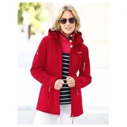 Softshelljacke Casual Looks, Damen, Gr. 20, rot, 94% Polyester, 6% Elasthan, unifarben, Jacken Softshelljacke