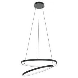 Eglo H&auml;ngeleuchte "RUOTALE Pendellampe, Alu, Stahl und Kunststoff, IP20, Wohnzimmerlampe", schwarz, &Oslash; 55cm H: 150cm, 1 Stk., Leuchten, H&auml;ngeleuchte, H150 x &Oslash;55 cm, schwarz, 36W inkl., H&auml;ngeleuchte