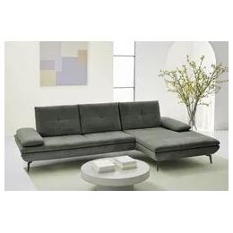 Ecksofa DIE PLANBAR "MP-IN23002 L-Form", gr&uuml;n (cyber moos), B:322cm H:93cm T:188cm, 100% Recyceltes Polyester, Sofas, Ecksofa, wahlweise mit Armteil- und Sitztiefenverstellung