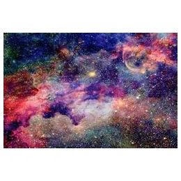 Fototapete papermoon "Weltall", bunt, B:4,5m L:2,8m, Vlies, Tapeten