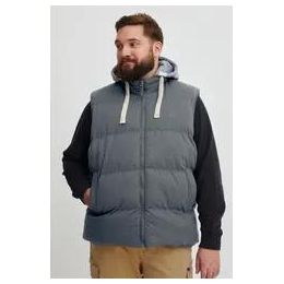 Kurzweste Blend "BHJens Big & Tall", Herren, Gr. 5XL, india ink, 80% Polyester, 20% Baumwolle, regular fit normal, Westen, Stilvolle Steppweste in gro&szlig;en Gr&ouml;&szlig;en