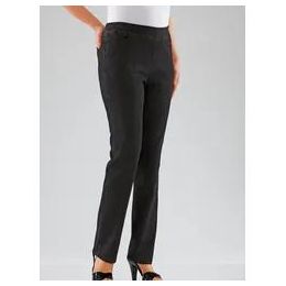 Stretch-Jeans Classic Basics, Damen, Gr. 225, Extrakurzgr&ouml;&szlig;en, schwarz (schwarz, denim), 84% Baumwolle, 15% Polyester, 1% Elasthan, unifarben, lang, Jeans