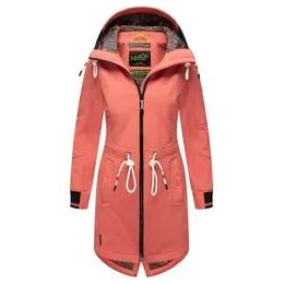 Softshelljacke Marikoo "Mount Furnica", Damen, Gr. M, rot (rouge), Obermaterial: 95% Polyester, 5% Elasthan; Futter: 100% Polyester; Wattierung: 100% Polyester; &Auml;rmelfutter: 100% Polyester, Jacken Softshelljacke, mit hochschlie&szlig;endem Kragen