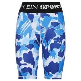 Leggings Plein Sport "Camouflage", Damen, Gr. S, US-Gr&ouml;&szlig;en, 07, lightblau, Obermaterial: 90% Polyester, 10% Elasthan, Hosen Leggings