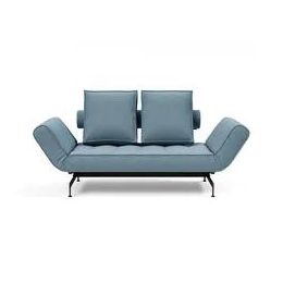 3-Sitzer INNOVATION LIVING TM "Ghia Schlafsofa mit Taschenfederkern, Breite 210cm, Tiefe 93cm", blau (hellblau), B:178cm H:83cm T:93cm, Sofas, eine gro&szlig;e Liegefl&auml;che mit geringer Stellfl&auml;che, beidseitig abklappbar