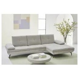 Ecksofa DIE PLANBAR "MP-IN23002 L-Form", beige (cyber ecru), B:322cm H:93cm T:188cm, 100% Recyceltes Polyester, Sofas, Ecksofa, wahlweise mit Armteil- und Sitztiefenverstellung