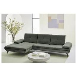 Ecksofa DIE PLANBAR "MP-IN23002 L-Form", gr&uuml;n (cyber moos), B:322cm H:93cm T:188cm, 100% Recyceltes Polyester, Sofas, Ecksofa, wahlweise mit Armteil- und Sitztiefenverstellung
