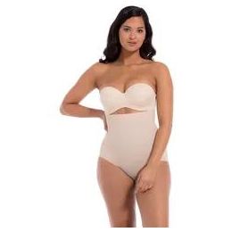Slip MAGIC BODYFASHION "Maxi Hi-Brief", Damen, Gr. S, braun (latte), Obermaterial: 54% Polyamid, 46% Elasthan, unifarben, eng, Unterhosen Slip, Maximale Gr&ouml;&szlig;e von S bis 4XL