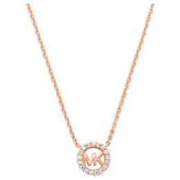 Kette mit Anh&auml;nger Michael Kors "Schmuck Geschenk Silber 925 Halsschmuck PREMIUM", rosa (ros&eacute;goldfarben, kristallwei&szlig;), Halsketten, Damen, Silber 925 (Sterlingsilber), L: 43, glitzernd, mit Zirkonia (synth.)