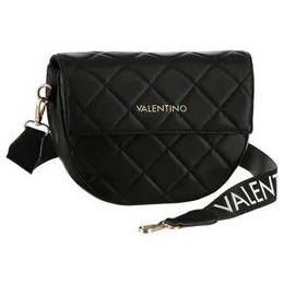Umh&auml;ngetasche Valentino BAGS "FLAP BAG BIGS", Damen, Gr. B/H/T: 24,5cm x 19cm x 8cm, schwarz (nero), Polyurethan, Taschen Umh&auml;ngetasche, Schultertasche Handtasche Damen