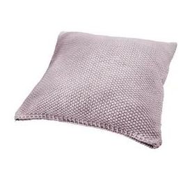 Kissenh&uuml;lle Primera "Kissenh&uuml;lle Strick", lila (mauve), B:50cm L:50cm, Polyacryl, Obermaterial: 100% Polyacryl, Kissenbez&uuml;ge, Kissenh&uuml;lle, in trendigen Farben