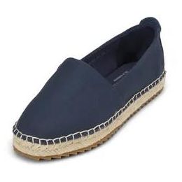 Marc O'Polo Espadrille MARC O'POLO "aus hochwertigem Canvas", Damen, Gr. 37, blau (m890), Obermaterial: 100% Baumwolle, unifarben, Schuhe Espadrille