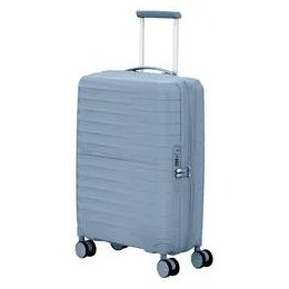 Hartschalen-Trolley American Tourister "FASTFORWARD, verschiedene Gr&ouml;&szlig;en und Farben", Gr. B/H/T: 40cm x 55cm x 20cm 36 l, blau (steel blau), Polypropylen, unifarben, Koffer, Hartschalen-Koffer personalisierbar TSA-Schloss Volumenerweiterung