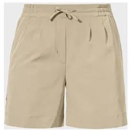 Sch&ouml;ffel Shorts SCH&Ouml;FFEL "Shorts Style Gharra WMS", Damen, Gr. 44, Normalgr&ouml;&szlig;en, beige (4705, beige), Oberstoff: 88% Polyester, 12% Elasthan, Hosen Shorts
