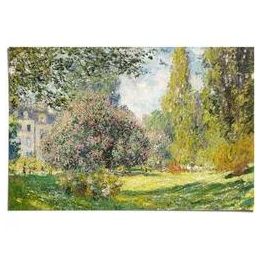 Poster Reinders "Claude Monet - parc Monceau", gr&uuml;n (farbe bild(er): gr&uuml;n), B:91,5cm H:61cm T:0,1cm, Bilder, Poster, Wohnzimmer - Paris - Gr&uuml;n - 150 gr. Papier - K&uuml;nstler - 91,5x61 cm