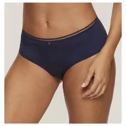 Panty s.Oliver "Pauline", Damen, Gr. 40/42, blau (dunkelblau), Spitze, Obermaterial: 81% Polyamid, 19% Elasthan, Unterhosen Panty, aus feiner Spitze und weichem Microtouch-Material