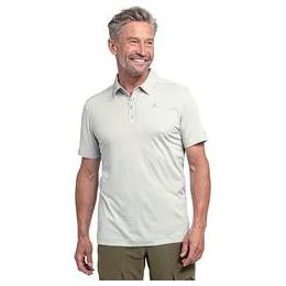 Sch&ouml;ffel Poloshirt SCH&Ouml;FFEL "CIRC Polo Shirt Tauron M", Herren, Gr. 56, lila (gray violet), Obermaterial: 100% Polyester, normal, Shirts, sportliche Passform, kurze &Auml;rmel, f&uuml;r Trekking und Outdoor