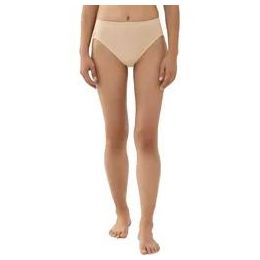 Jazz-Pants Slips Mey "SERIE EMOTION", Damen, Gr. 36, beige (cream tan), Feinripp, Obermaterial: 50% Viskose, 46% Polyamid, 4% Elasthan, k&ouml;rpernah, Unterhosen, Ohne auftragende Seitenn&auml;hte
