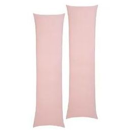 Kissenbez&uuml;ge OTTO HOME "Cremona3 Kissenbezug f&uuml;r Seitenschl&auml;ferkissen, OEKO-TEX zertifiziert", rosa (ros&eacute;), B:140cm L:40cm, Jersey, Obermaterial: 100% Baumwolle, Kissenbez&uuml;ge