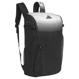 Sportrucksack Adidas PERFORMANCE "BackPack BOXING black/white" Gr. M, schwarz, wei&szlig;, Rucks&auml;cke, B/H/T: 30cm x 50cm x 20cm, M, Polyester, B:30cm H:50cm T:20cm