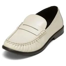 Marc O'Polo Loafer MARC O'POLO "aus veredeltem Rindleder", Damen, Gr. 39, beige (m165), Obermaterial: 100% Leder, unifarben, Schuhe Loafer