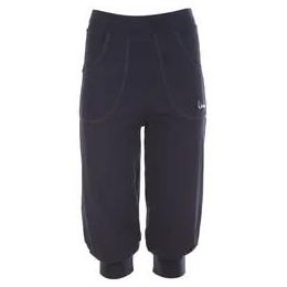 Sporthose WINSHAPE "WBE12", Damen, Gr. L, Normalgr&ouml;&szlig;en, blau (night blau), 90% Baumwolle, 10% Elasthan, Hosen Sporthose, 3/4-Trainingshose