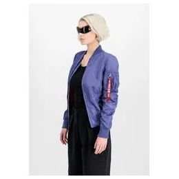 Bomberjacke Alpha Industries "MA-1 TT Light W", Damen, Gr. XS, lila (night lila), Obermaterial: 100% Nylon, Futter: 100% Nylon, Jacken Bomberjacke