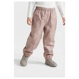 Regenhose Wheat "Rainwear Olo Trousers", M&auml;dchen, Gr. 152, N-Gr, powder flower meadow, Web, Obermaterial: 100% Polyester, gebl&uuml;mt, regular fit kn&ouml;chellang, Hosen Regenhose, wasserdicht mit verschwei&szlig;ten N&auml;hten