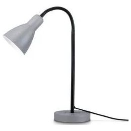 Paco Home Tischleuchte "WILHELM", grau (grau, schwarz), 1, H: 43,2cm, Leuchten, mit kompatiblen Dimmer und Leuchtmittel, Tischleuchte