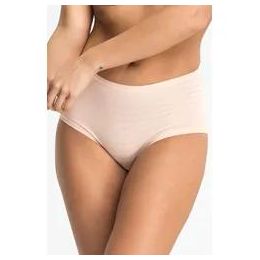 Panty Speidel "Cotton&More", Damen, Gr. 38, gelb (honey), Single Jersey, Obermaterial: 56% Baumwolle, 34% Polyamid, 10% Elasthan, gestreift, unifarben, Unterhosen Panty, bequem, basic, ohne Seitenn&auml;hte, Baumwollmix
