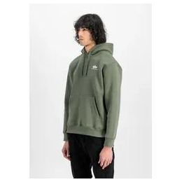 Hoodie Alpha Industries "Basic Hoodie SL", Damen, Gr. M, gr&uuml;n (schwarz olive), Obermaterial: 80% Baumwolle, 20% Polyester, regular fit, Sweatshirts Hoodie