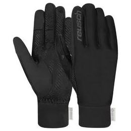 Skihandschuhe Reusch "Karayel WINDSTOPPER TOUCH-TEC", Damen, Gr. 7, schwarz, 50% Polyamid, 40% Polyester, 10% Elasthan, mehrfarbig, Handschuhe, in winddichter und extra atmungsaktiver Qualit&auml;t