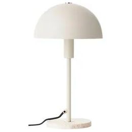 Tischleuchte "Linnea Pilz Lampe - Travertin Steinfu&szlig;", beige (hellbeige, hellbeige, travertin, stein beige), &Oslash; 20,5cm H: 35,5cm, 1 Stk., LeGer Home by Lena Gercke, Leuchten, Pilzleuchte, Tischlampe, H&ouml;he 35,5 cm, Naturstein, Pilzlampe, Tischleuchte