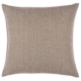 Dekokissen Pad "Risotto", stone, unifarben, B:40cm L:40cm, Baumwolle, Dekokissen_Sitzkissen_Kissenh&uuml;llen, einzigartiges Design, 1 St&uuml;ck