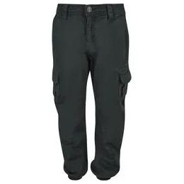 Stoffhose Urban Classics "Urban Classics Herren Boys Cargo Jogging Pants", M&auml;dchen, Gr. 158/164, Normalgr&ouml;&szlig;en, bottlegr&uuml;n, 100% Baumwolle, unifarben, normal, Hosen Stoffhose