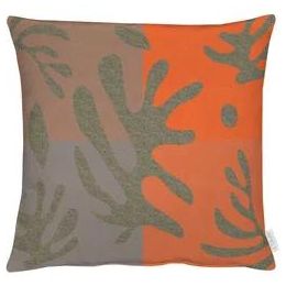 Dekokissen Apelt "Dora" Gr. 1, bunt (braun, orange), B:49cm H:0,5cm L:49cm, Obermaterial: 100% Polyester, Dekokissen_Sitzkissen_Kissenh&uuml;llen