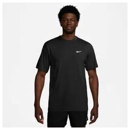 T-Shirt Nike "M NK DF UV HYVERSE SS", Herren, Gr. XL, schwarz, wei&szlig;, Obermaterial: 100% Polyester, normal, Shirts T-Shirt, sportliche Passform, kurze &Auml;rmel, f&uuml;r sportliche Aktivit&auml;ten