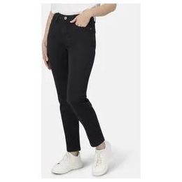 5-Pocket-Jeans STOOKER WOMEN "Zermatt Thermo Straight Fit Jeans", Damen, Gr. 38, L&auml;nge 28, schwarz (schwarz denim), Denim/Jeans, 63% Baumwolle, 34% Polyester, 3% Elasthan, straight fit lang, Jeans 5-Pocket-Jeans, Straight Fit Casual Clean Wash Denim Jeans f&uuml;r Damen